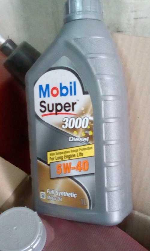 Моторное масло mobil Super 3000 5W-40 1л