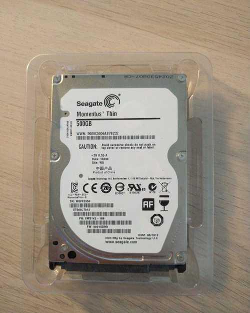 Жёсткий диск Seagate Momentus 500gb