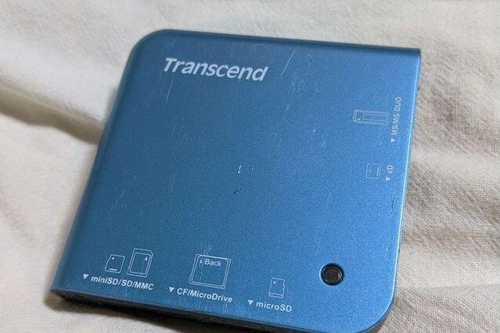 Кардридер Transcend для CF, mini/micro/SD, xD, MS