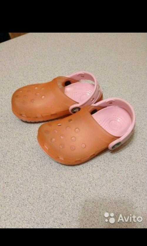 Кроксы crocs 8-9 хамелеон