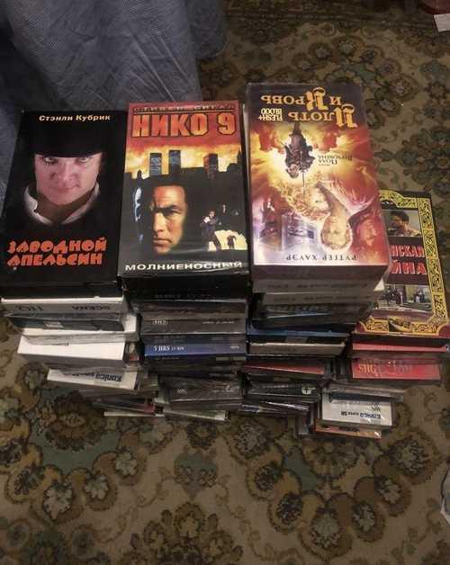Видеокассеты VHS - 75 штук