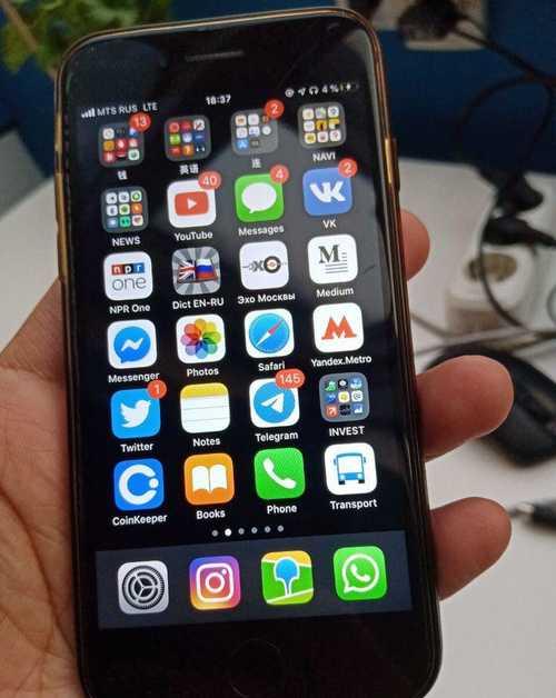 iPhone 7,128gb, black