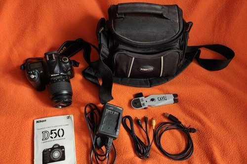 Фотоаппарат Nikon D50 kit + аксессуары