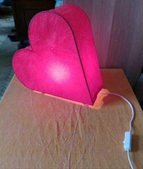 Светильник из IKEA - сердце (Строла)