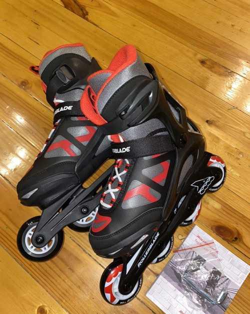 Ролики красно-чёрные rollerblade 36-40