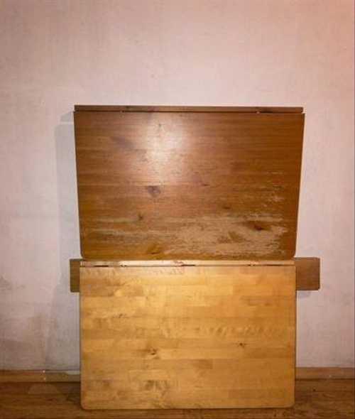 Икеа откидной стол деревянный