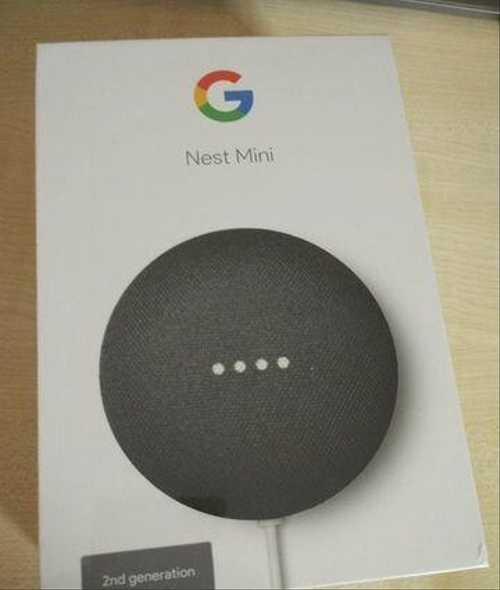 Умная колонка Google Nest Mini (2nd gen) новая