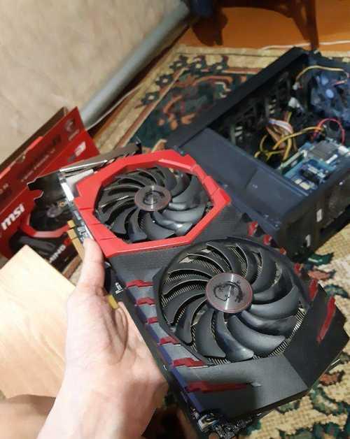 Видеокарта MSI RX470 4gb Gaming X на запчасти