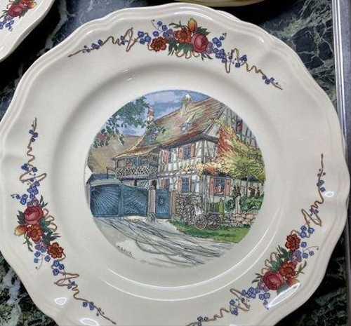 Французская посуда Obernai
