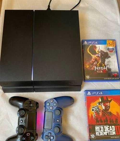 Sony PS4+2 геймпада+35 топовых игр