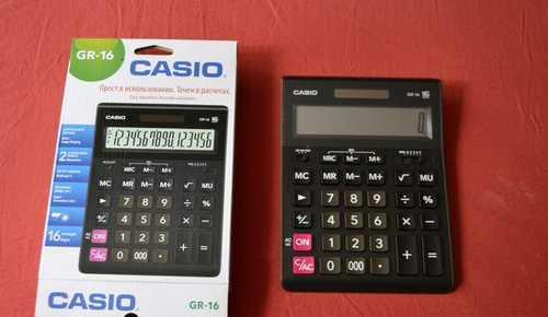 Casio gr-16. Калькулятор Casio gr-16.