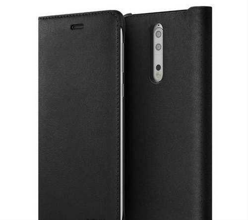 Оригинал Leather Flip Cover CP-801 для Nokia 8