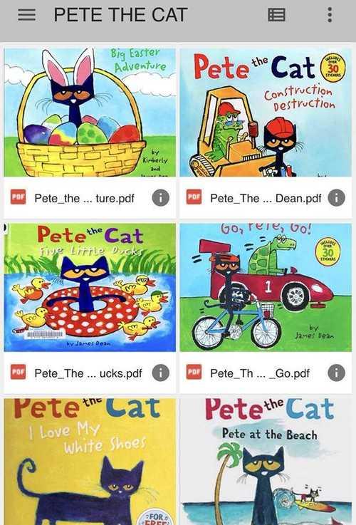 Детские Книги Pete the Cat, Charlie and Lola на ан