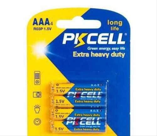 Батарейка (солевой элемент питания) pkcell, 1,5 В