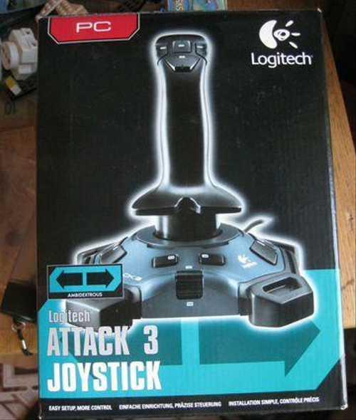 Джойстик Logitech attack 3 новый