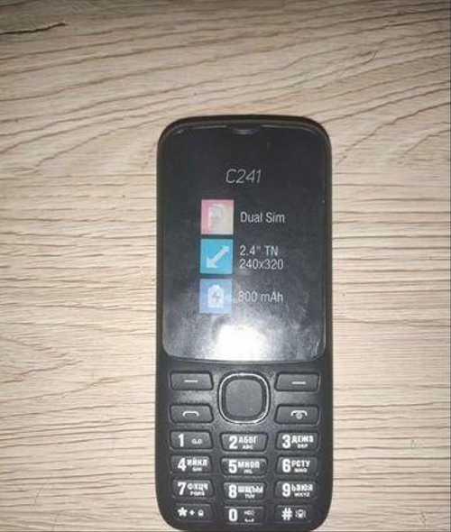 Телефон Dexp c241 без аккума, новый