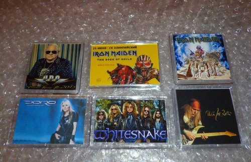 Магнит iron maiden doro whitesnake scorpions U.D.O