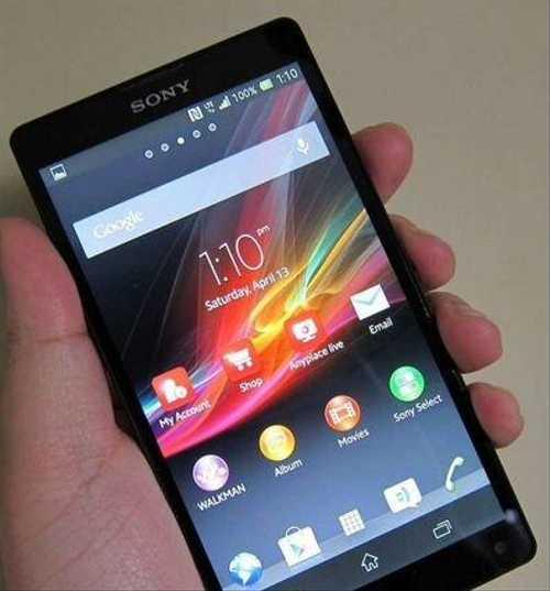 Телефон Sony Xperia ZL black
