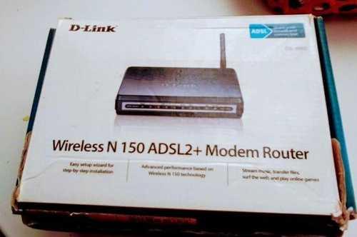 Wireless N 150 adsl 2 + modem Ronter D-Link