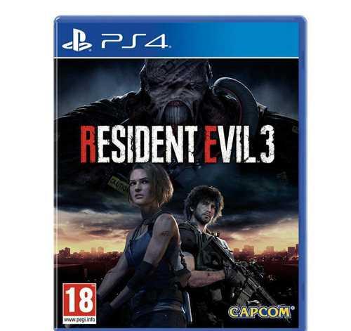 Продам игру Ps4 Resident Evil3