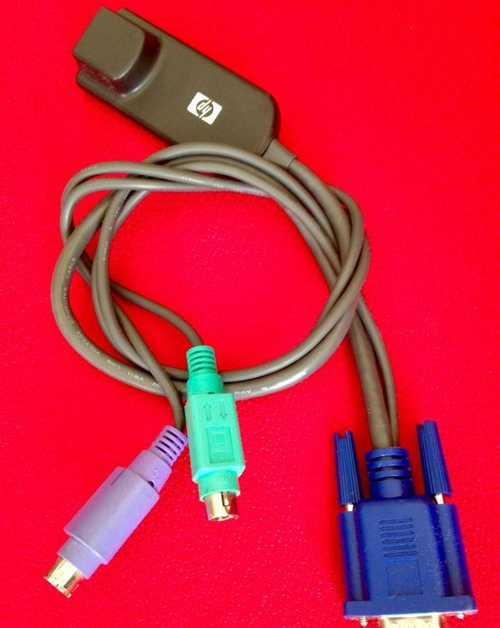 Model:HP spares 286597-001 адаптер кабель KVM
