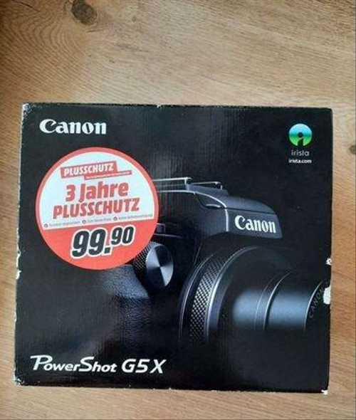 Фотоаппарат Canon Power shot G5X
