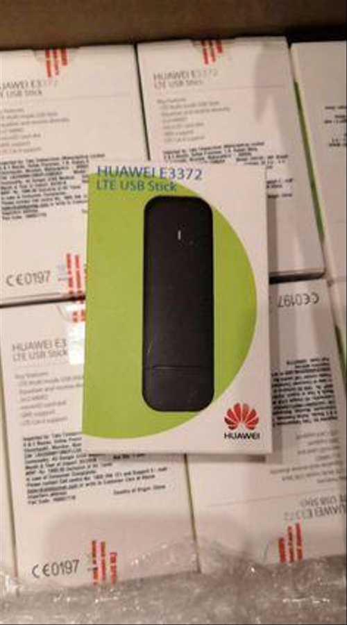 Новые 4G модемы Huawei e3372h-607