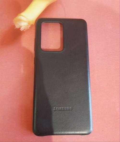 Чехол кожанный для Samsung S20 Ultra