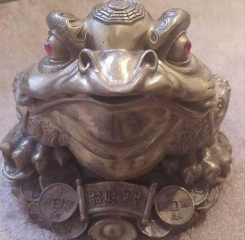Денежная жаба бронзовая большая