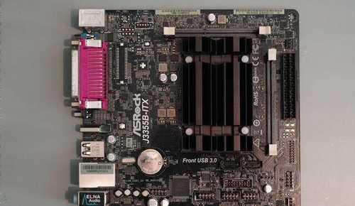 Материнская плата с процессором ASRock J3355B-ITX