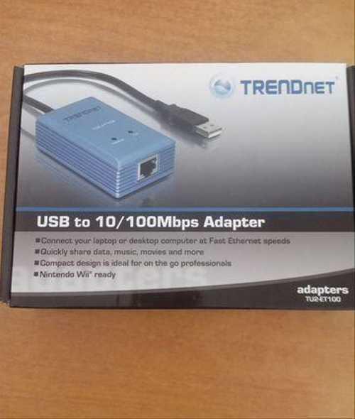 Сетевая карта USB Network Adapter Trendnet