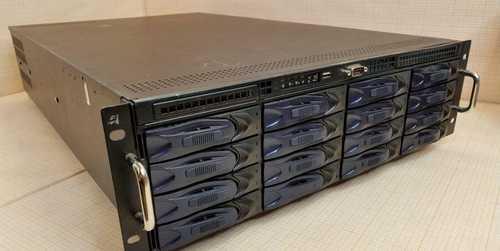 Сервер 3U/2xE5405/X7DVA-E/DDR2/HDD3.5/raid/1x700W