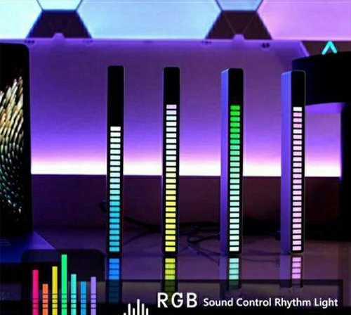 Rgb эквалайзеры 2шт + USB адаптер