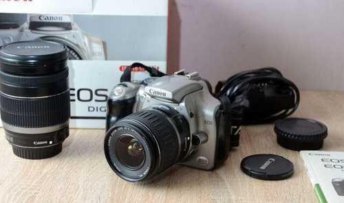 Canon 300D в коллекционном сост. + объективы