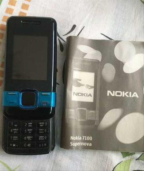 Сотовый телефон nokia 7100 supernova