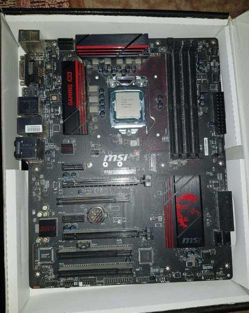 Intel Core i5-6400 + MSI B150 плата