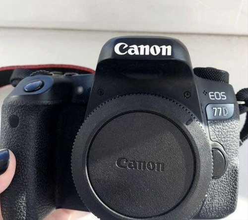 Фотоаппарат Canon 77D Body