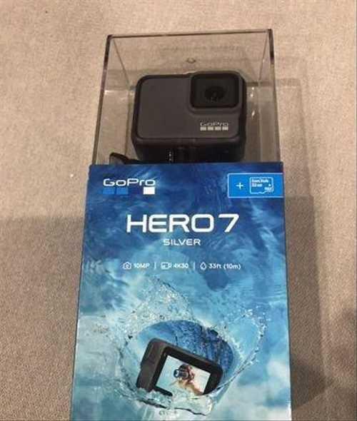 Новая GoPro hero7 Silver Edition (+SSD 32GB)