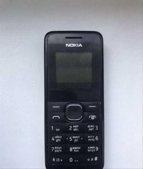 Мобильный телефон Nokia 105 SS Black | Festima.Ru - Мониторинг объявлений