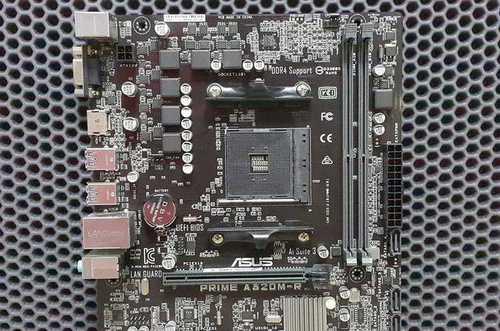 Мат. плата AM4 asus prime A320M-R (AMD A320)(DDR4)