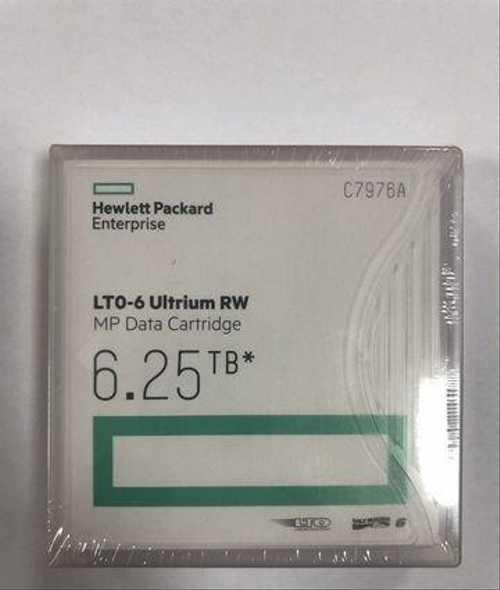 Картриджи HP LTO6 (C7976A) новые в коробках