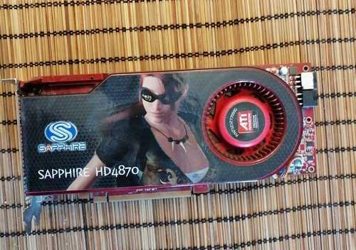 Видеокарта sapphire HD4870