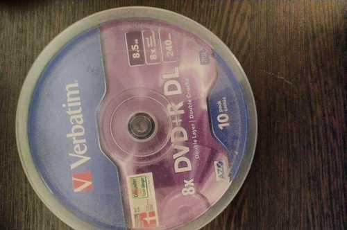 Болванки DVD+R DL 8.5 GB Verbatim