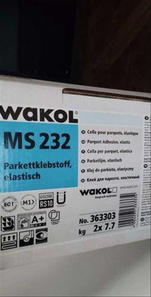 Клей для паркета,инженерной доски Wakol ms 232