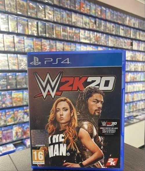 WWE 2K20 (PS4, английская версия) (Б/У)