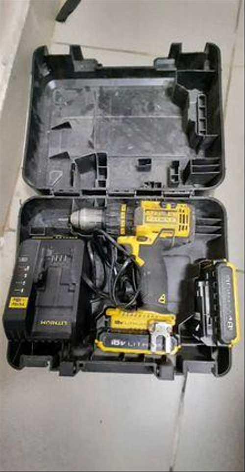 Шуруповёрт Stanley Fatmax FMC600D2, 18V Li-Ion
