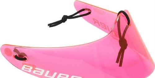 Протектор горла вратаря Bauer N18 lexan pink