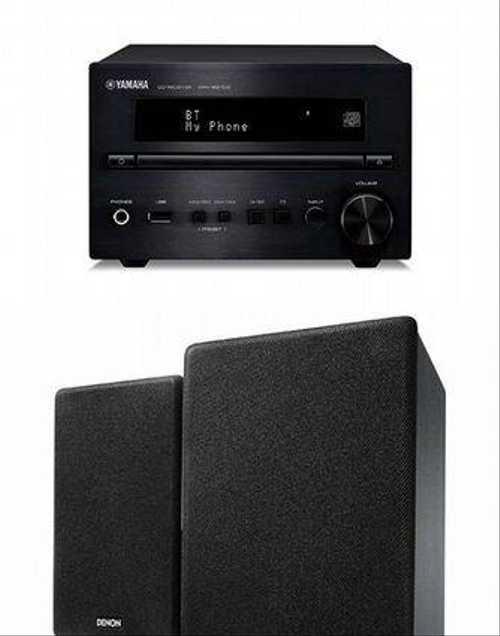 Микросистема Yamaha CRX-B370 + Denon SC-N10 Black