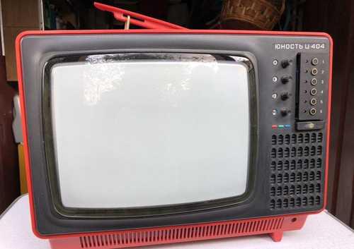Телевизор Юность Ц-404 красный
