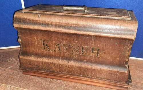 Старинная швейная машинка kayser